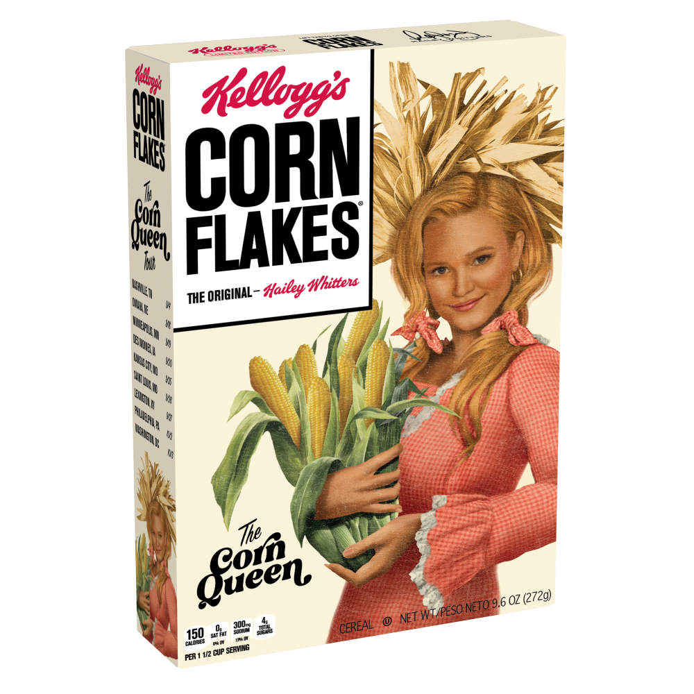 Limited Edition Corn Queen Kellogg’s Corn Flakes – Hailey Whitters