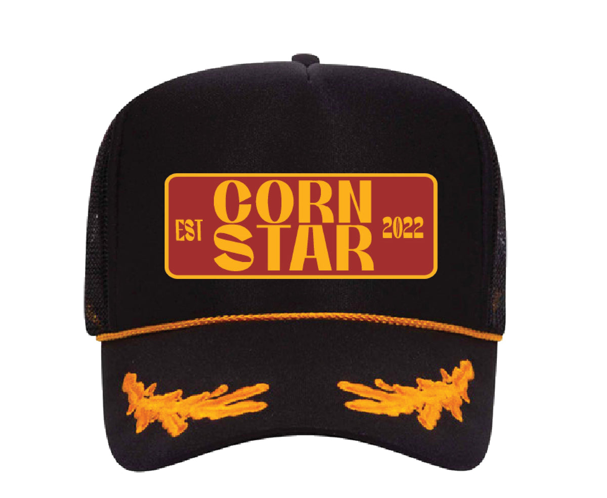Corn Star Patch Black Hat- PRE ORDER – Hailey Whitters